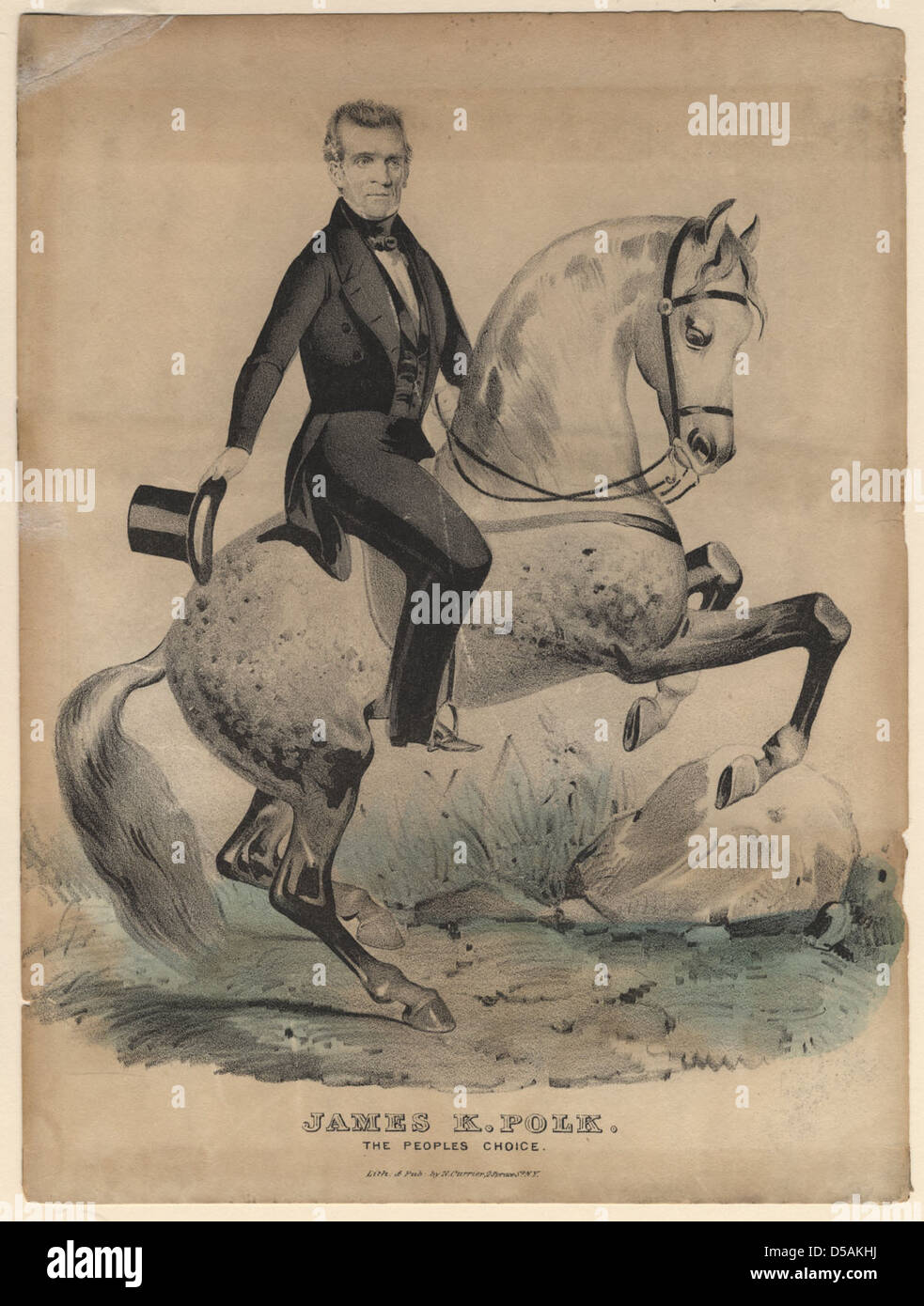 James k polk portrait hi-res stock photography and images - Alamy