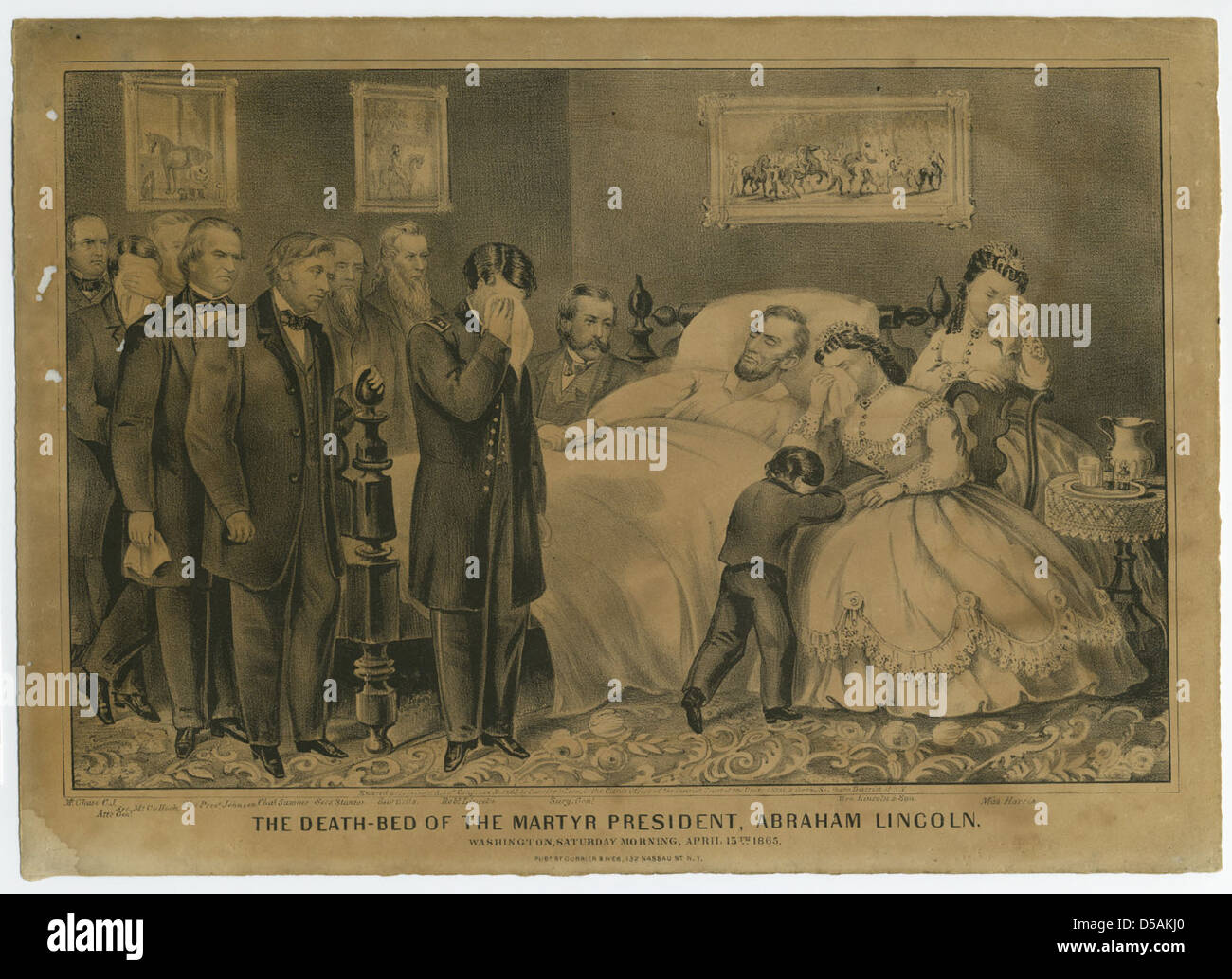 President abraham lincoln death hi-res stock photography and images - Alamy