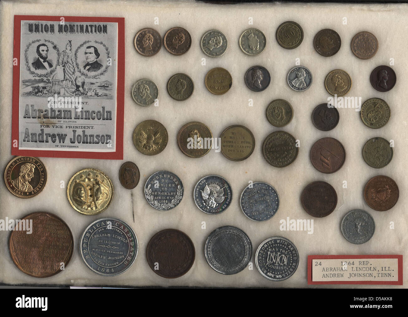 Campaign and commemorative materials from the U.S. Civil War period ...