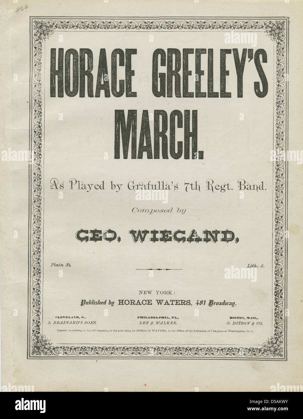 Cornell university library greeley hi-res stock photography and images ...