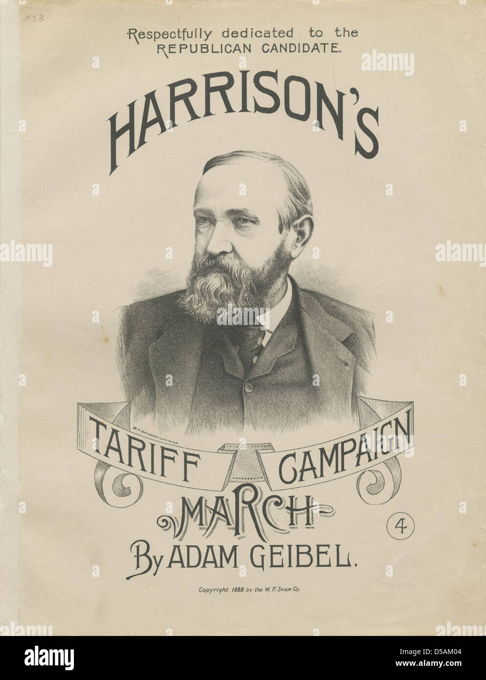 Benjamin harrison campaign hi-res stock photography and images - Alamy
