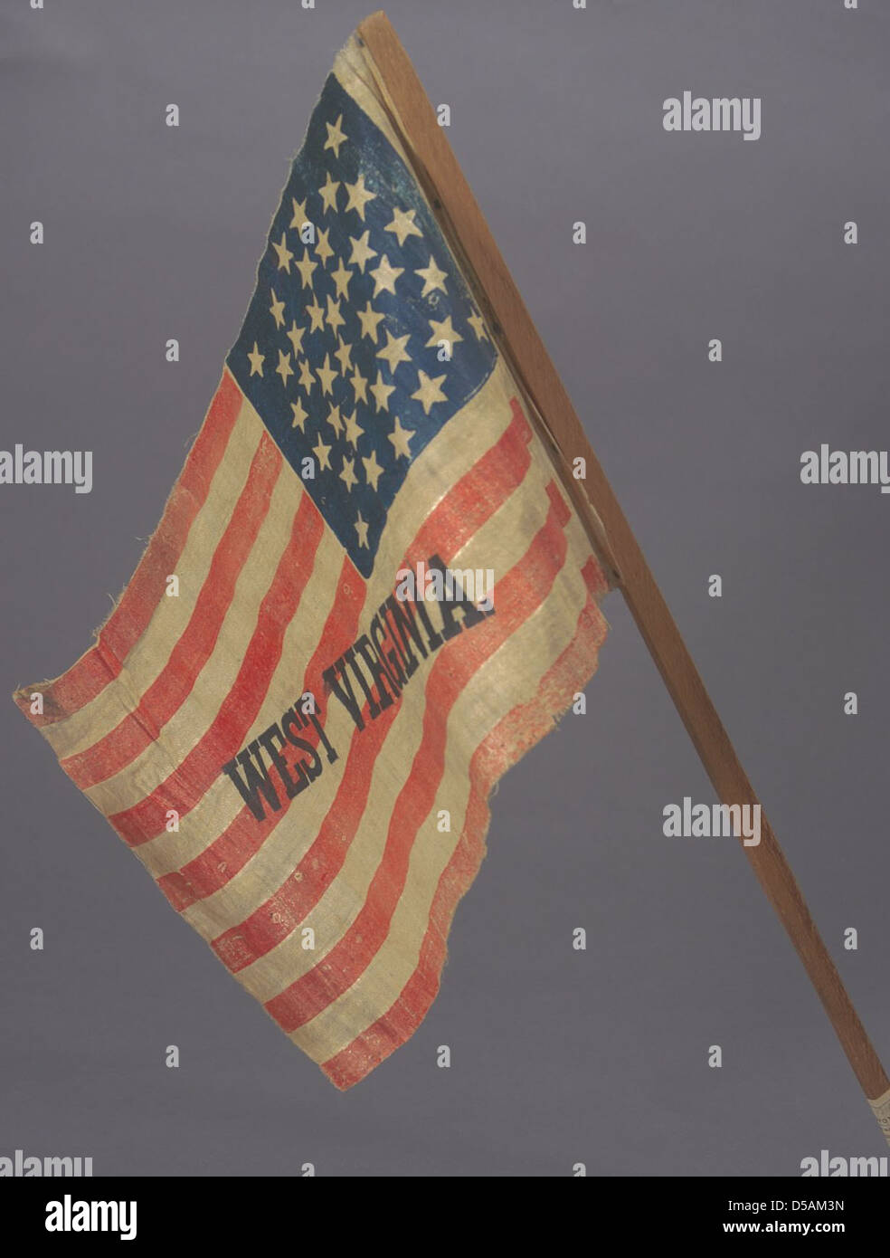A promotional image featuring flags from Missouri, New York ...
