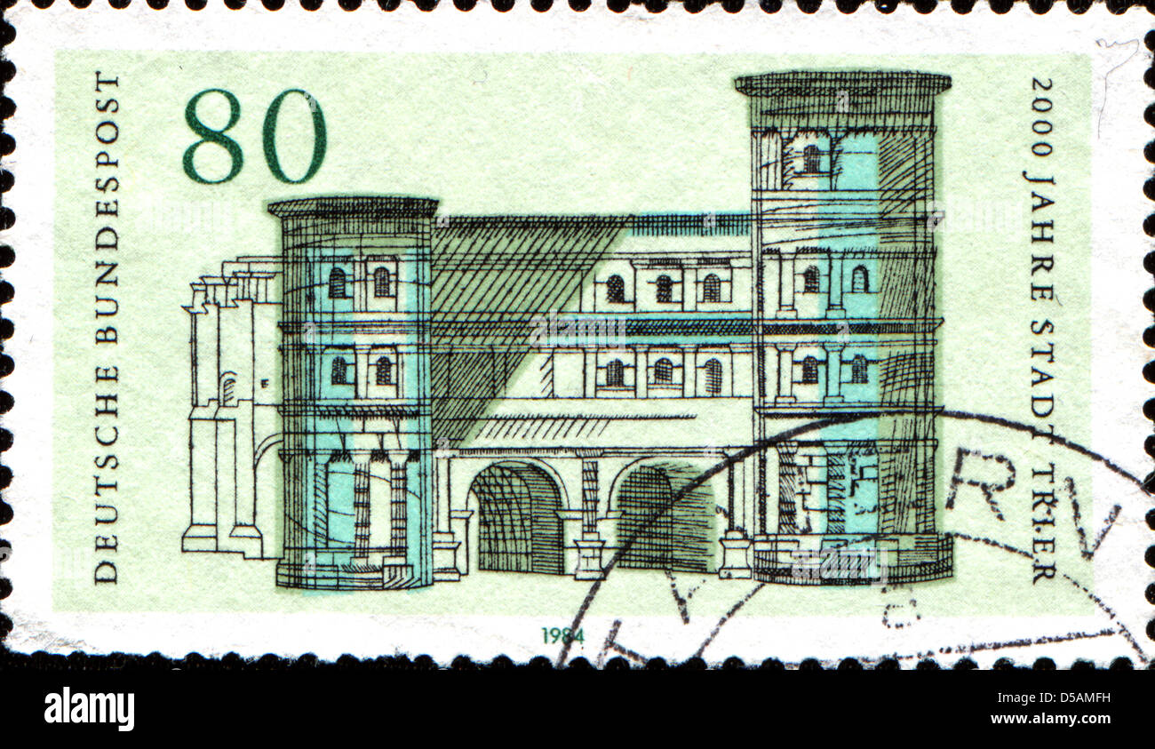 Deutsche bundespost stamp hi-res stock photography and images - Alamy