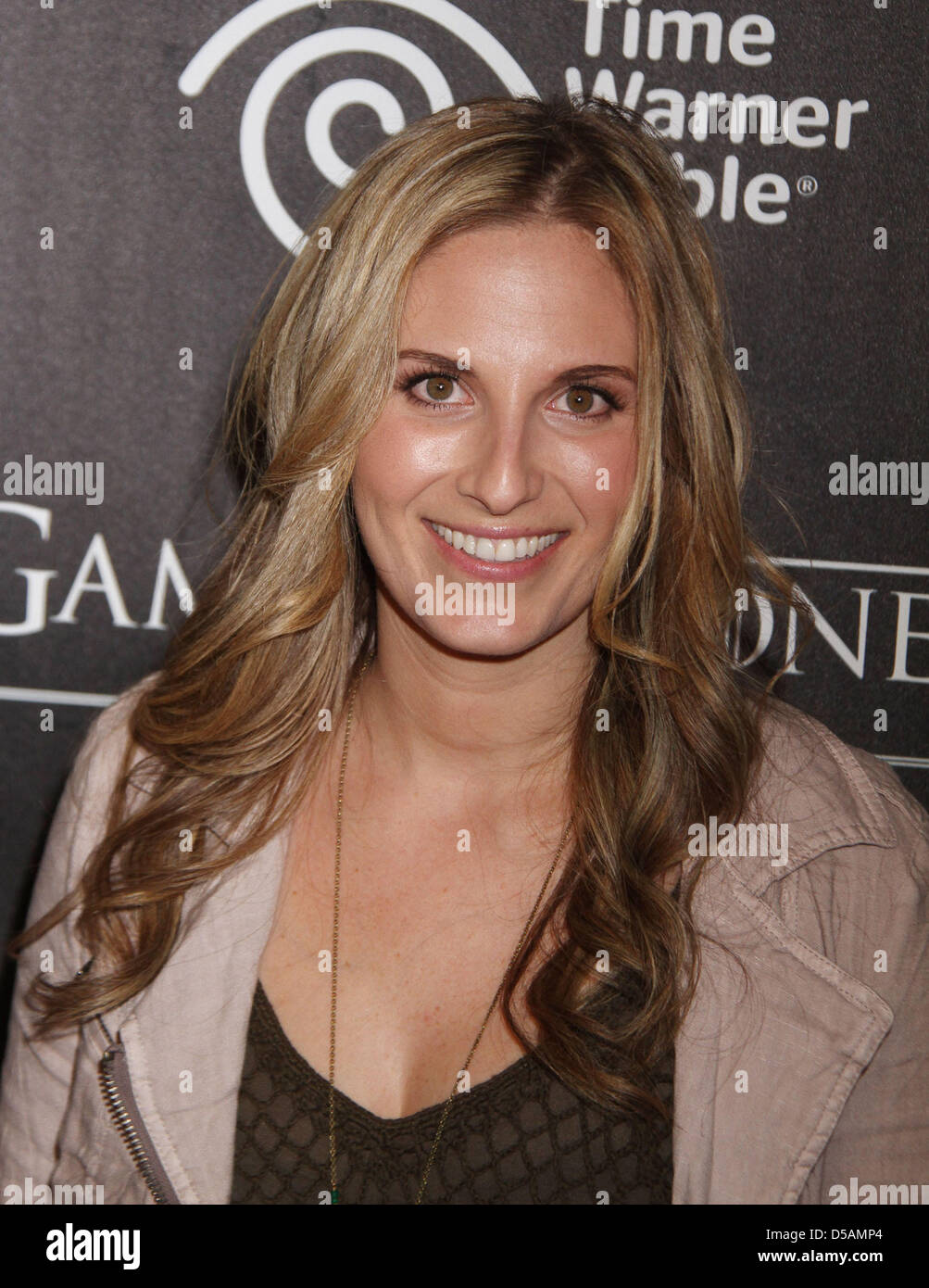 New York, USA. 27th March 2013. Actress MELISSA BUSHNELL attends the ...