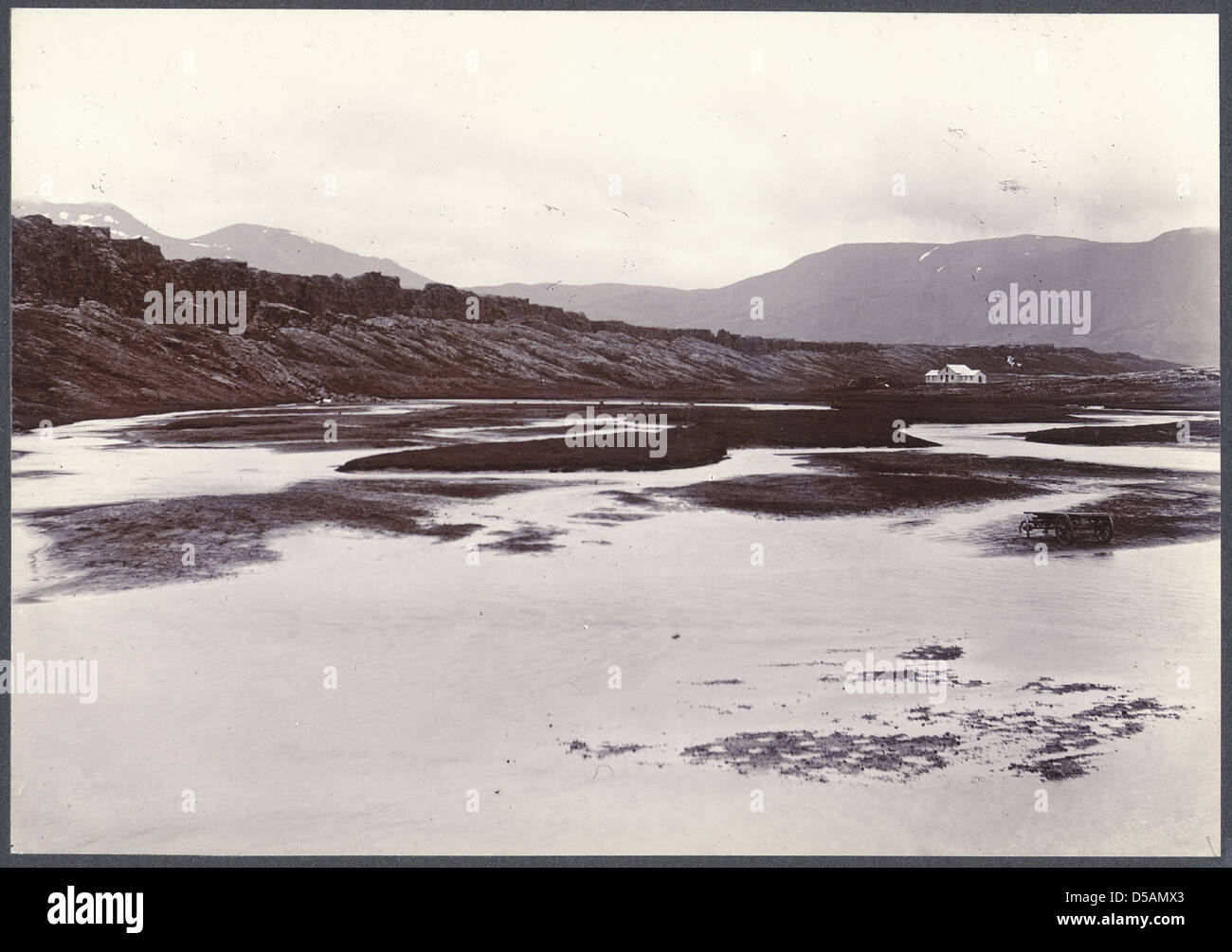 A photograph capturing the landscape of Þingvellir National Park in ...