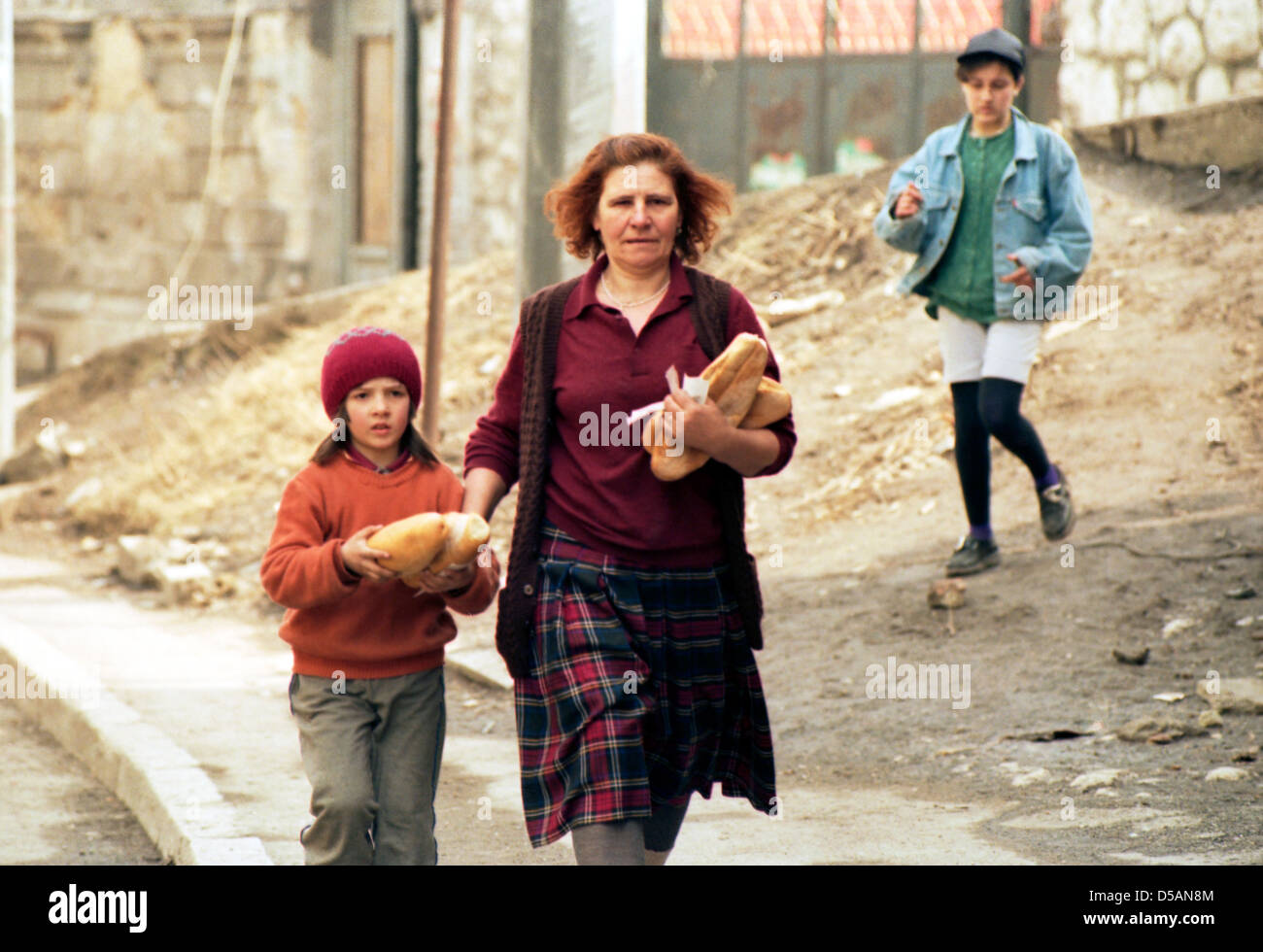 People are starting to run for their lives, Sarajevo, Bosnia and ...