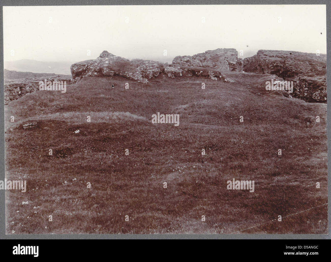 The traditional Lögberg at Þingvellir, Iceland, represents the ...