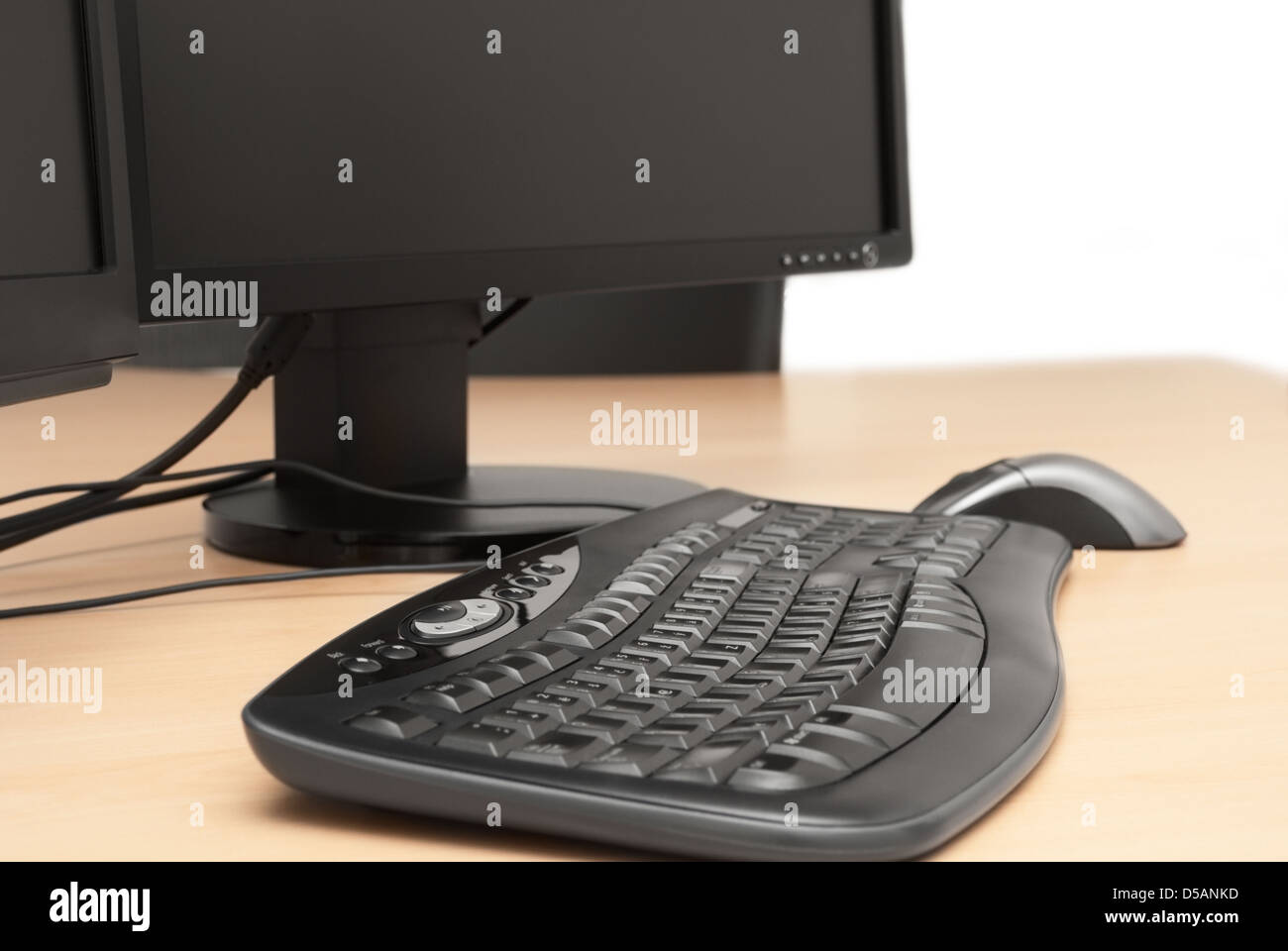 Isolated workstation in the office Stock Photo - Alamy