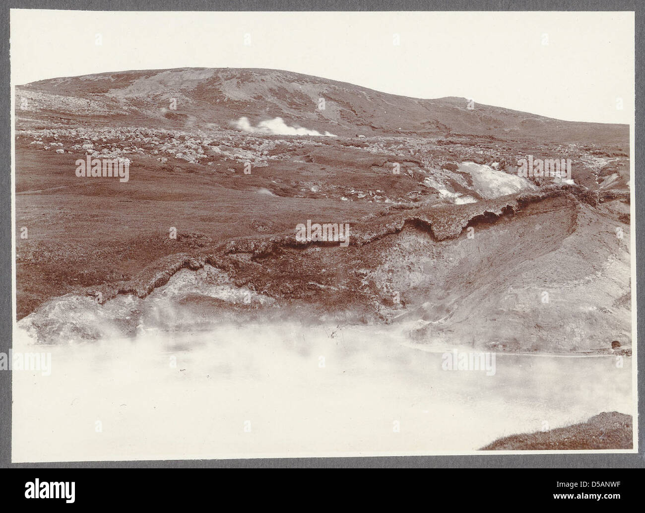 A photograph of Hengill, a geothermal area in Iceland, known for its ...