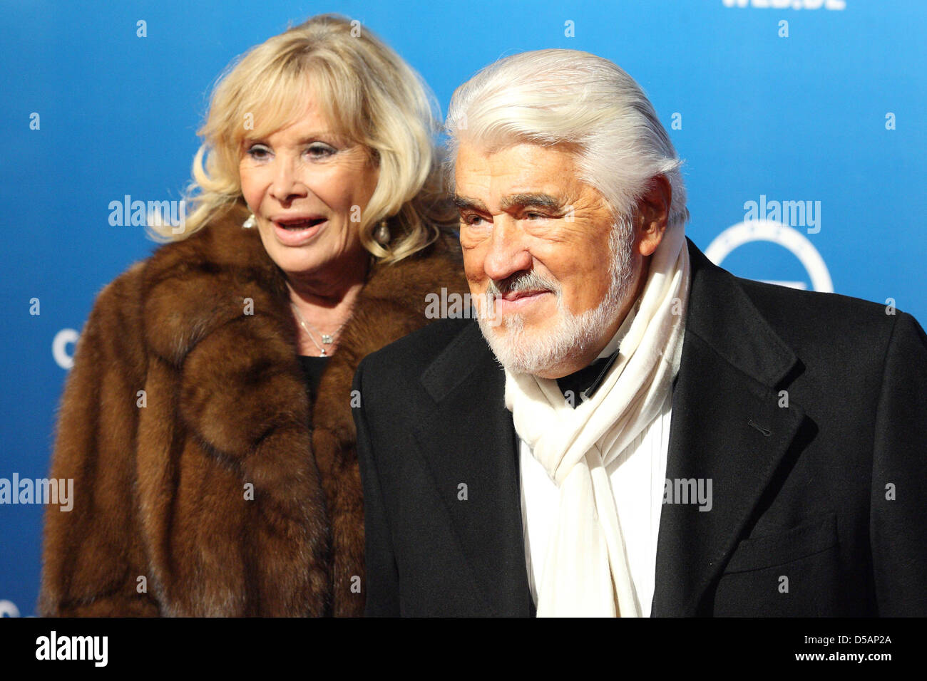 Berlin, Germany, Mario Adorf, actor, and his wife Monique Stock Photo ...