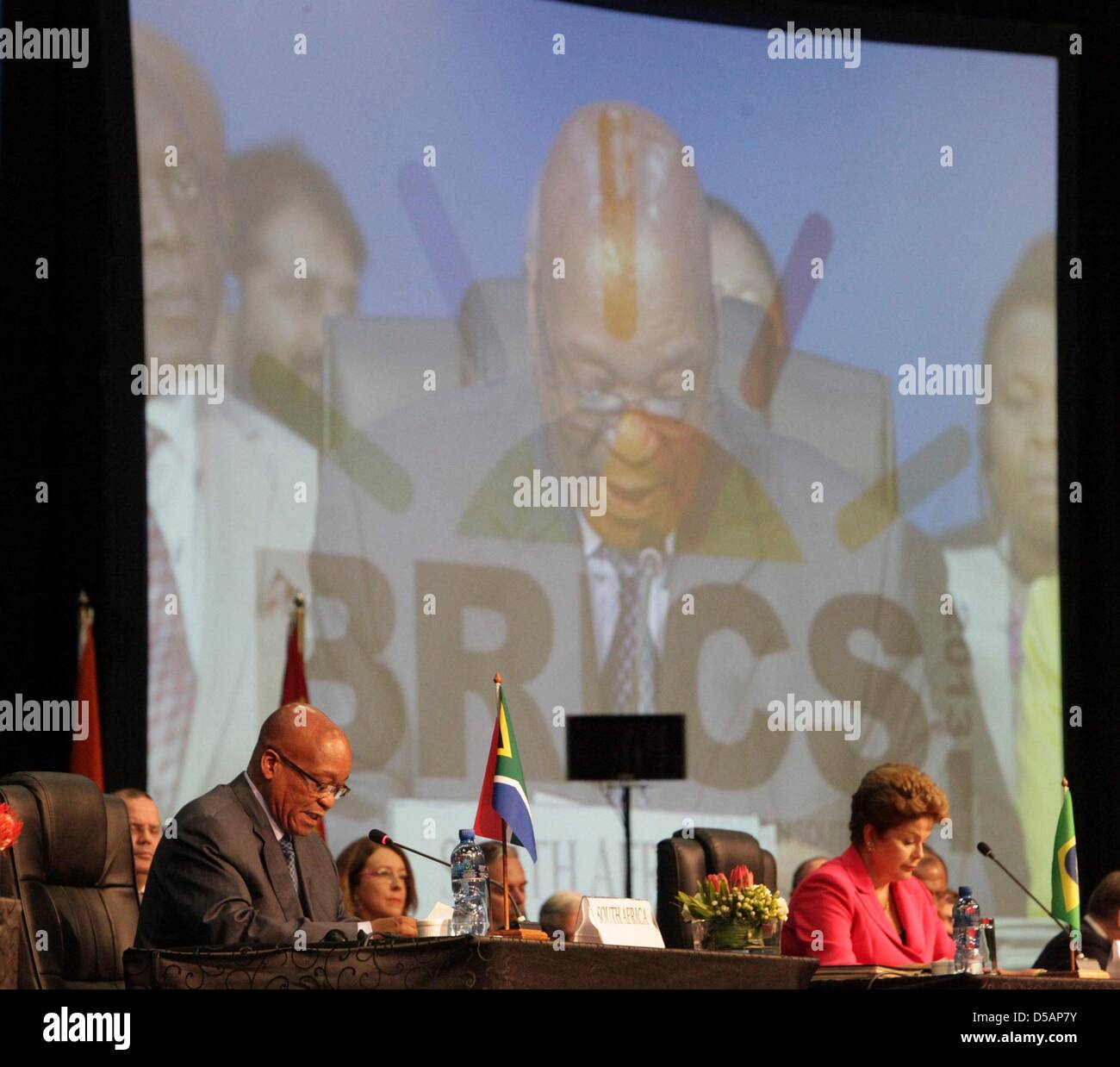Durban, South Africa. 27th March 2013. South Africa president Jacob ...