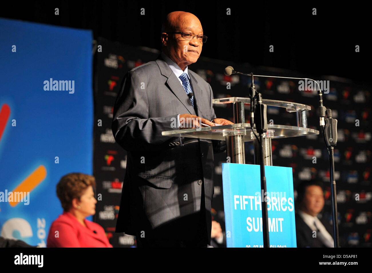 Durban, South Africa. 27th March 2013. President Jacob Zuma at the ...