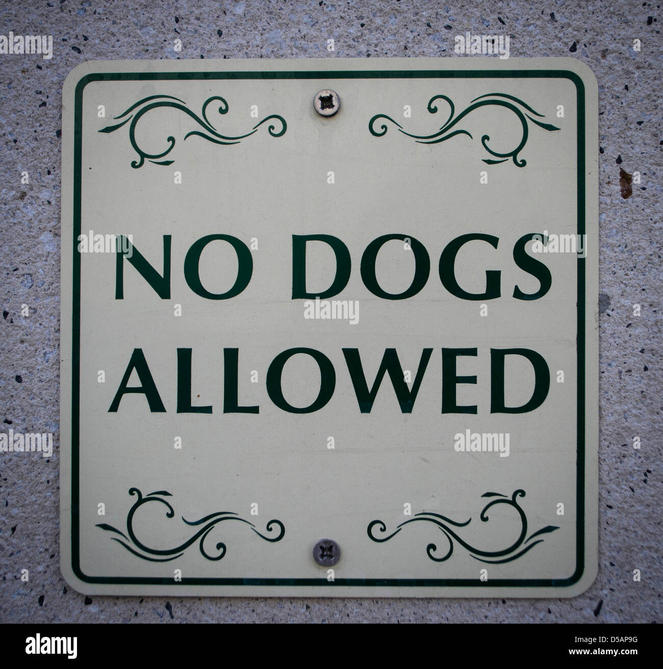 no dogs allowed sign Stock Photo - Alamy