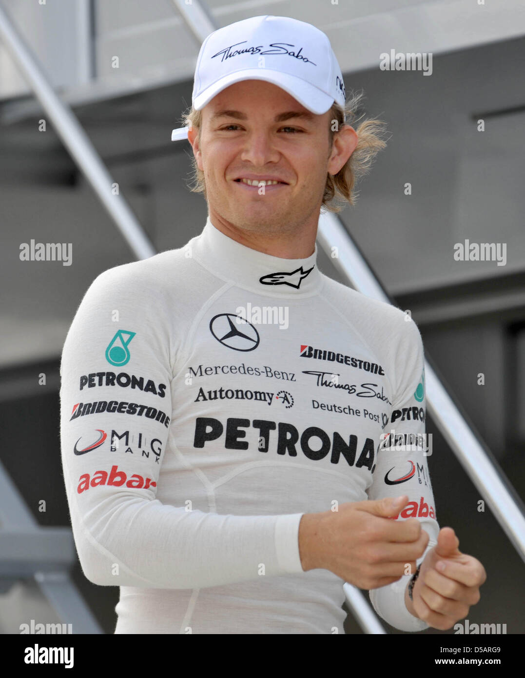 German Formula One race driver Nico Rosberg of the team Mercedes GP ...