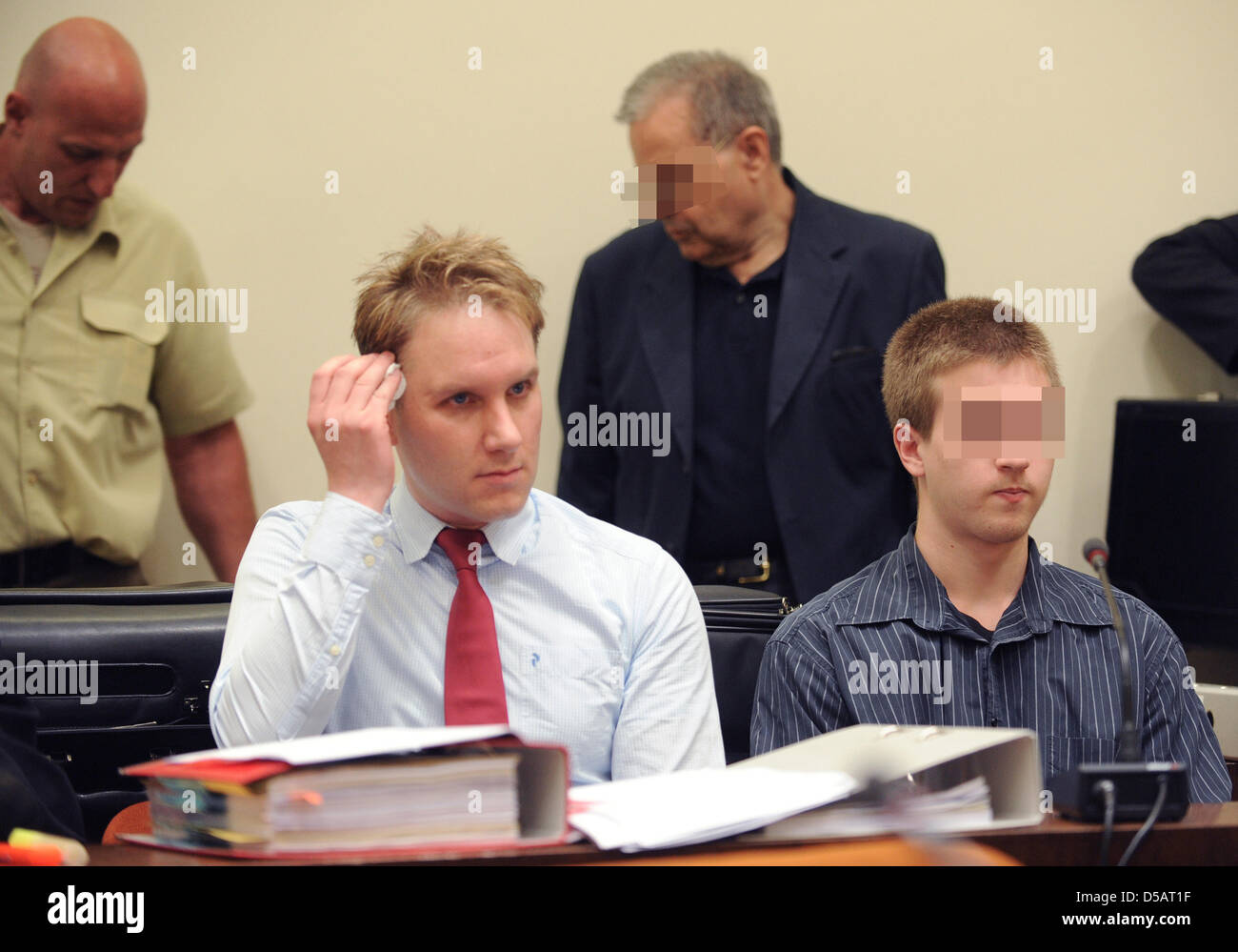 The father of the murdered Dominik Brunner, Oskar, passes one of the ...