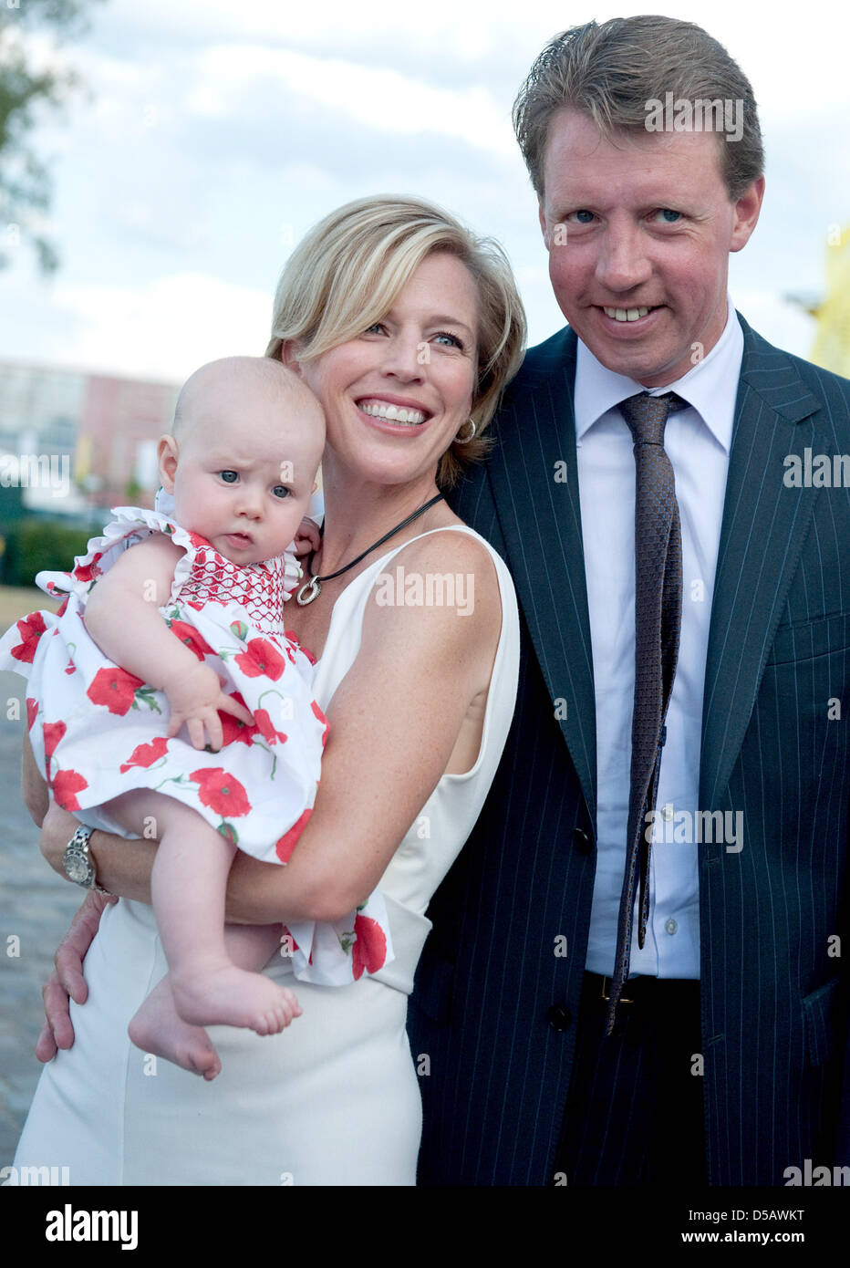 Markus and Meredith Michaels-Beerbaum arrive for the Media-Night with ...