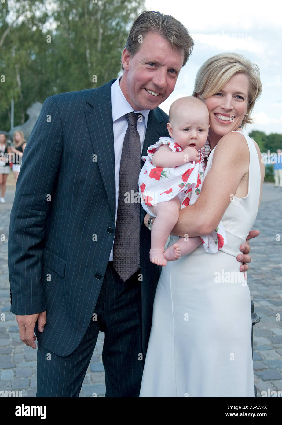 Markus and Meredith Michaels-Beerbaum arrive for the Media-Night with ...