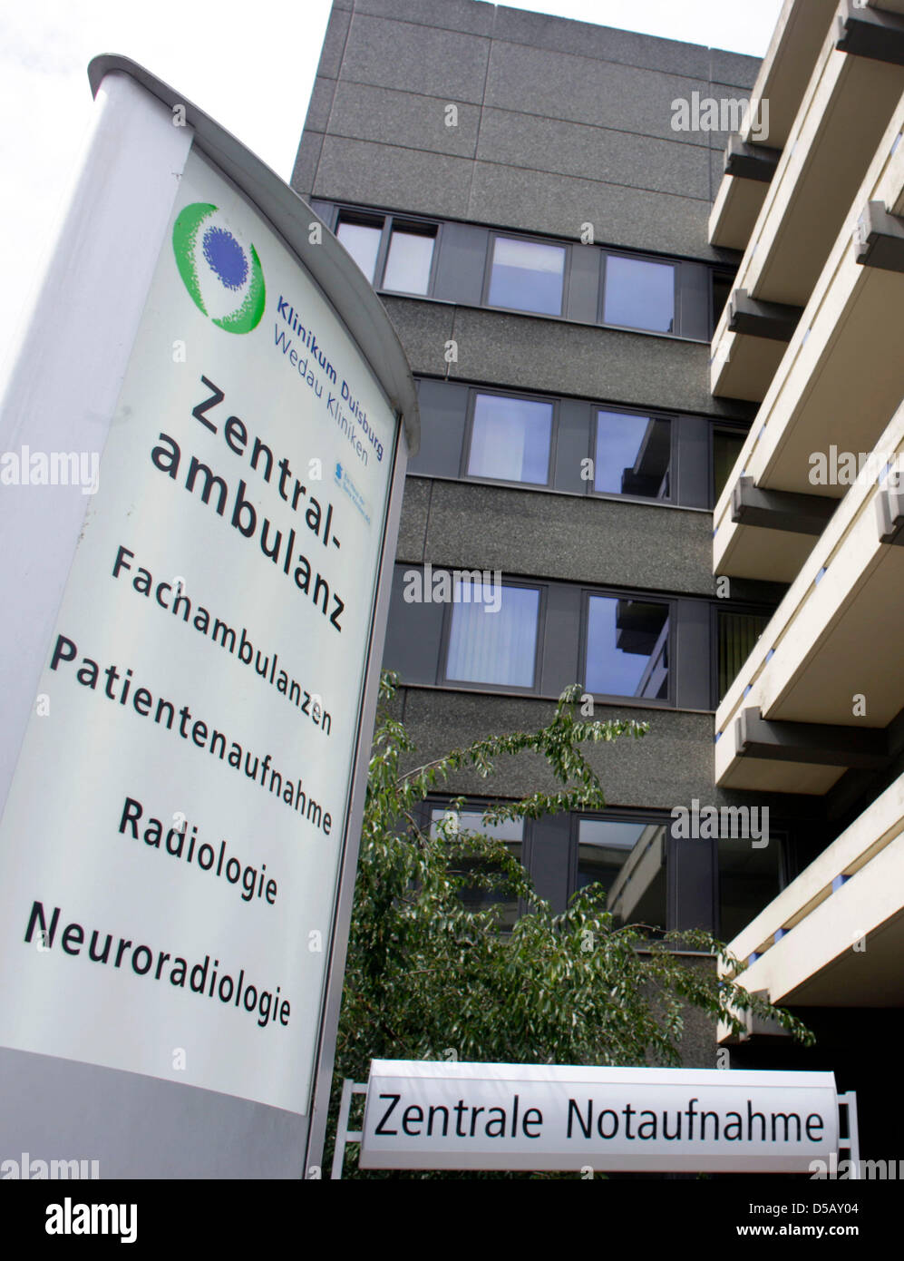 The Duisburg Klinikum (hospital), where many of the victims of the Love ...