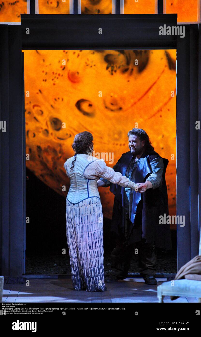 A Bayreuth festival handout released 27 July 2010 of Johan Botha as ...