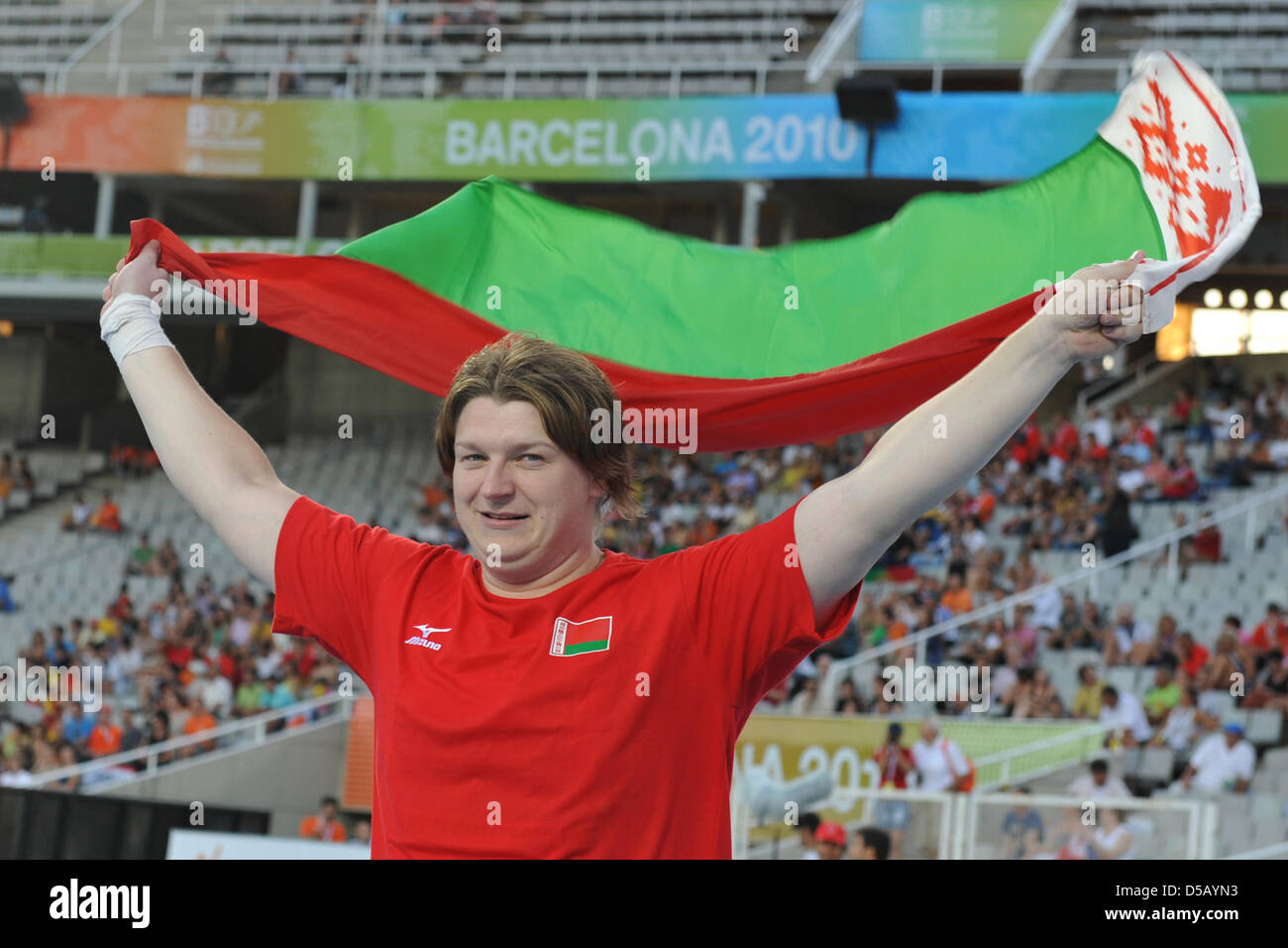 Belorussian shot putter Nadzeya Astapchuk wins the final and becomes ...