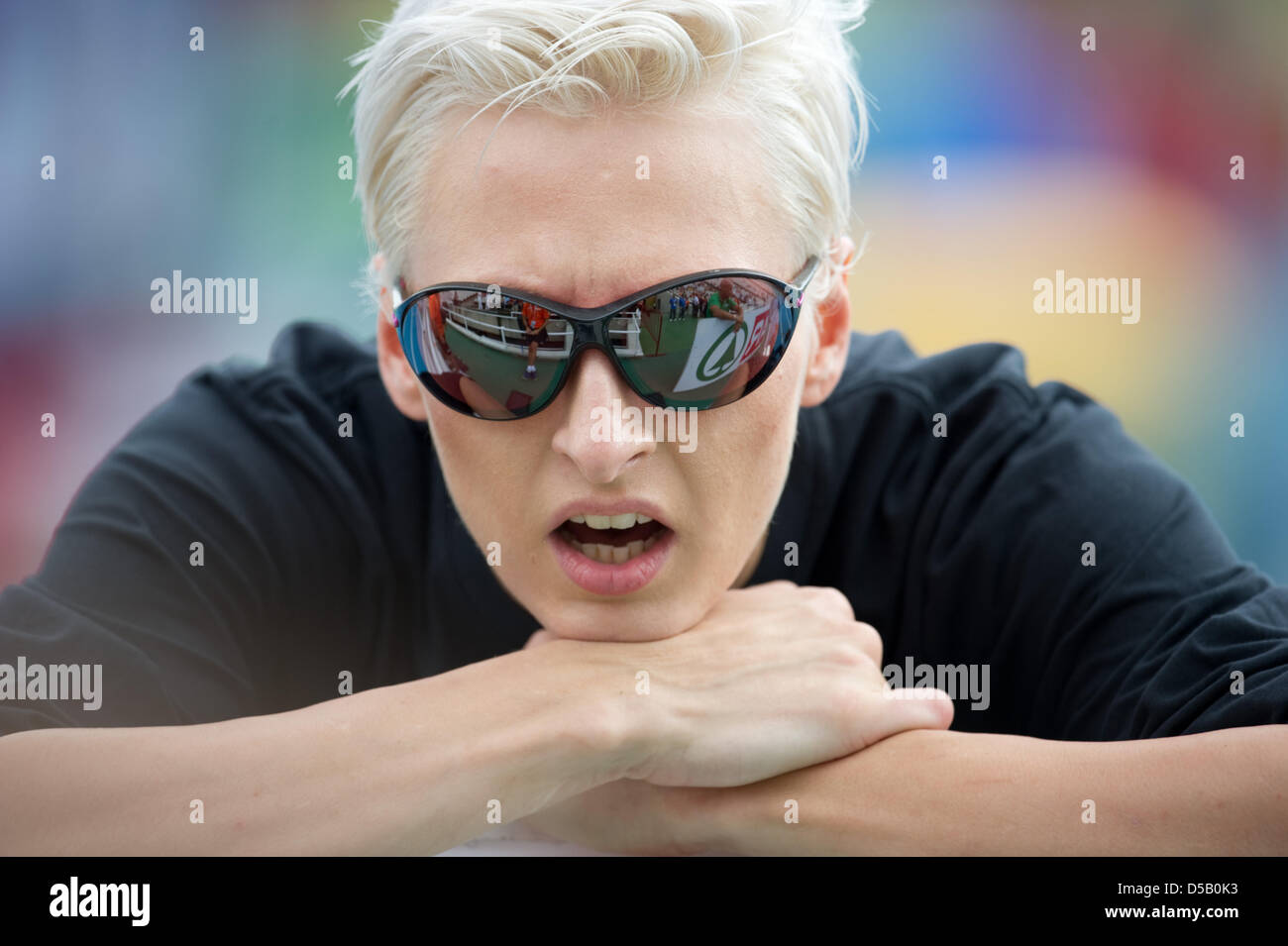 Germany's Ariane Friedrich during the European Athletics Championships ...