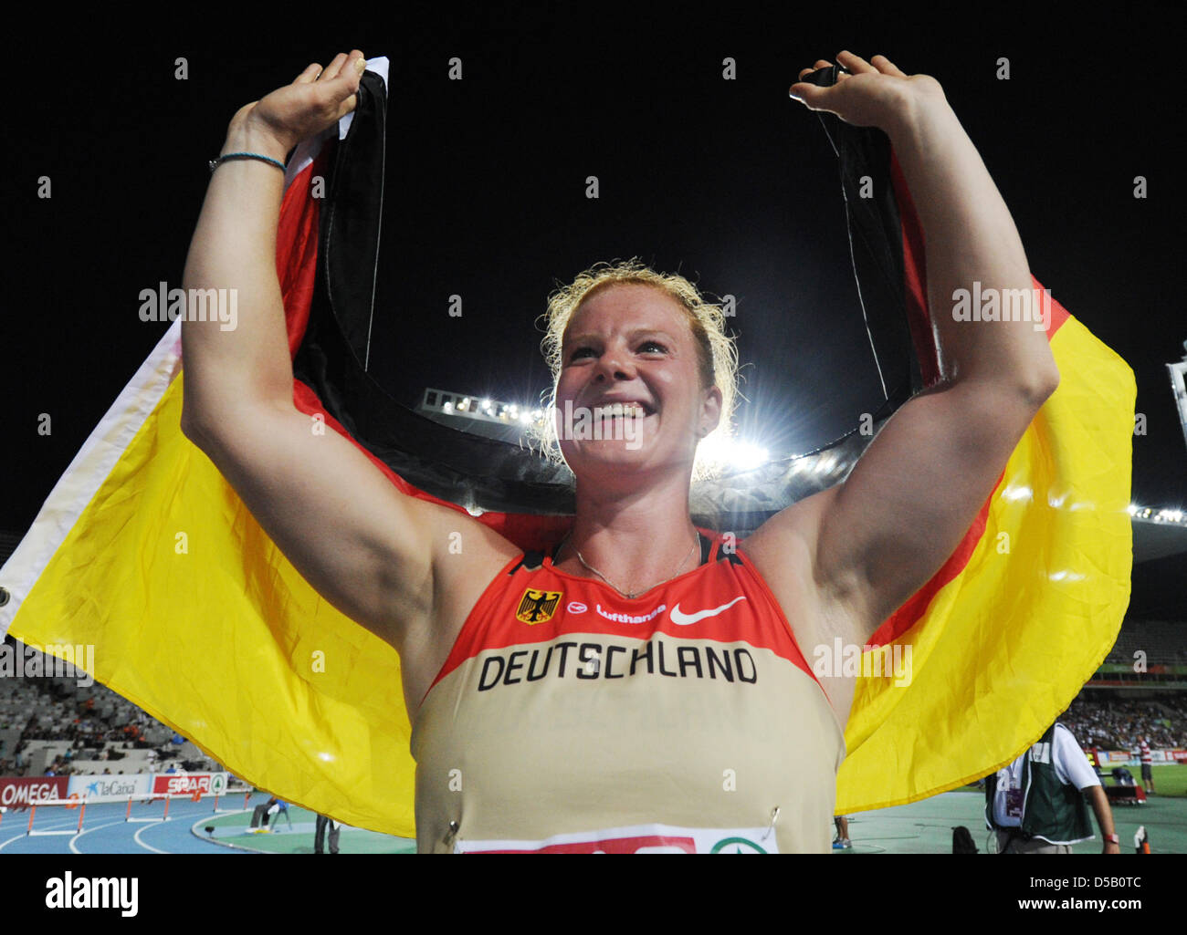 German hammer thrower and freshly crowned European champion Betty ...