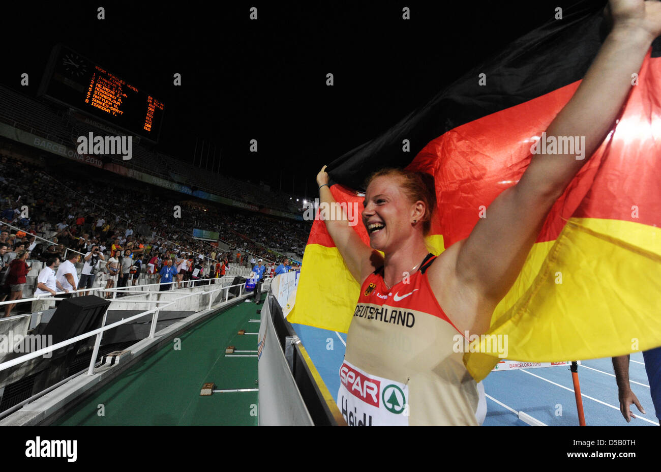German hammer thrower and freshly crowned European champion Betty ...