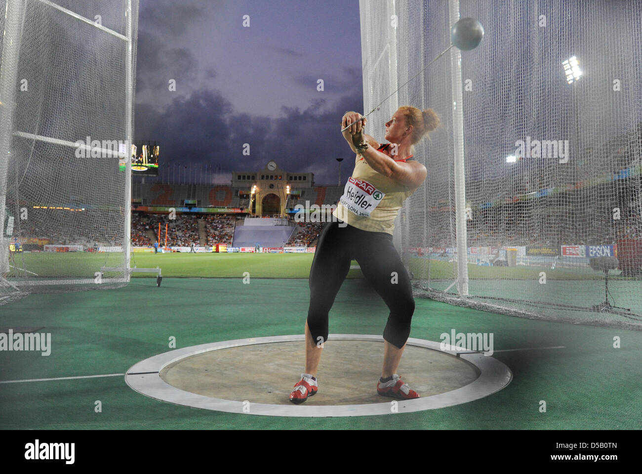 German hammer thrower and freshly crowned European champion Betty ...