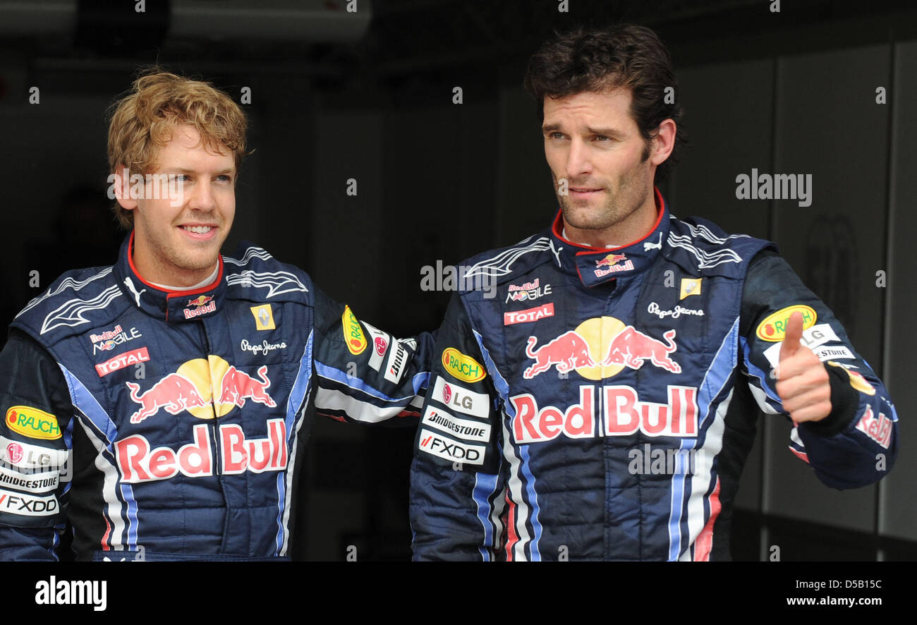 Red bull racing celebrates on start hi-res stock photography and images ...