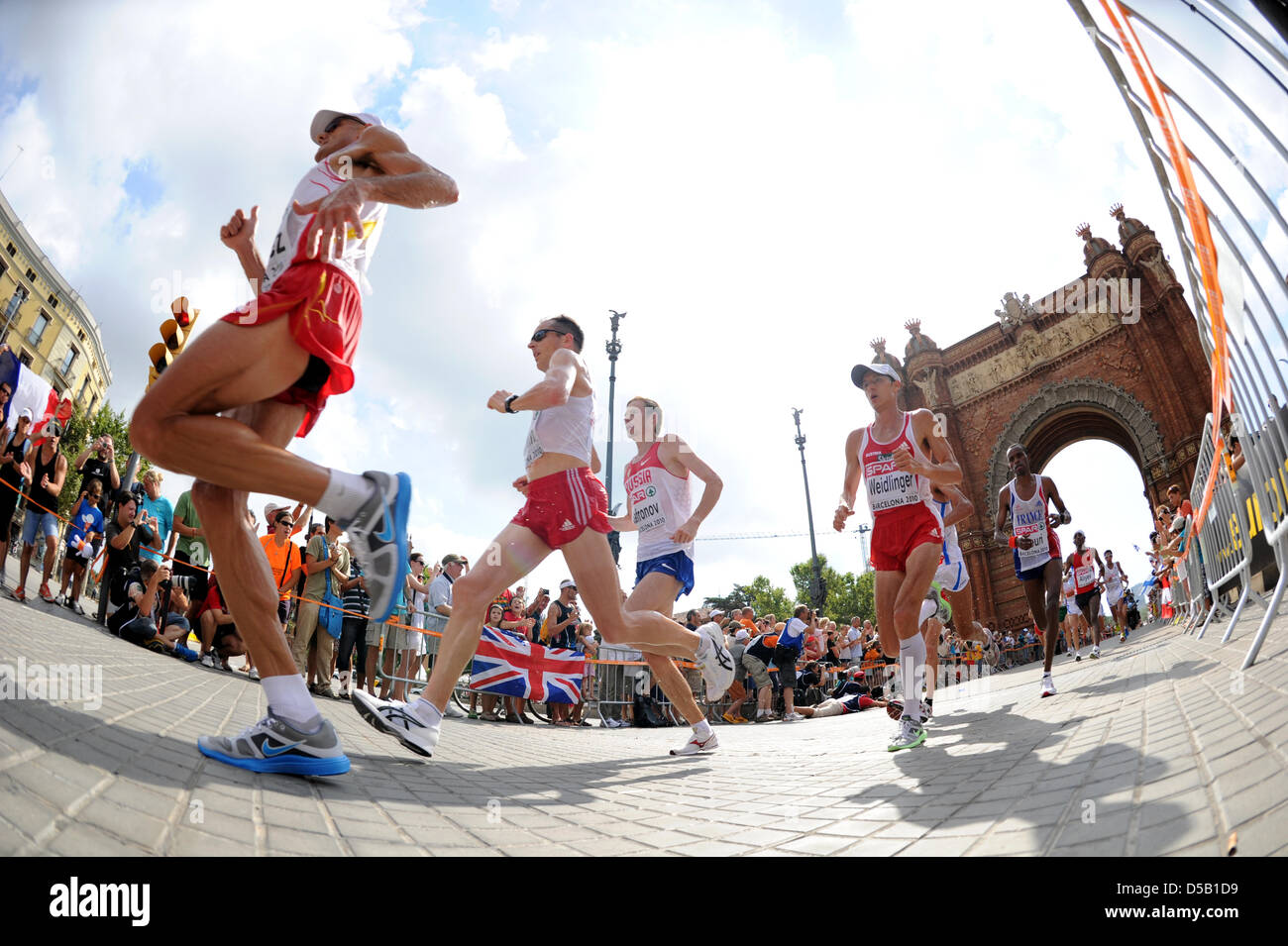 Led by the runner-up to-be, Jose Manuel Martinez (L-R, Spain), the ...