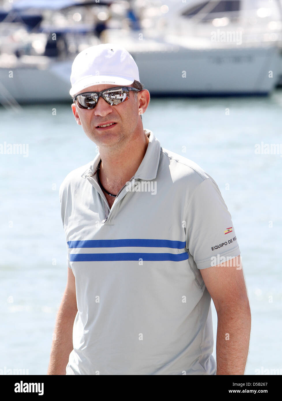 Spanish Crown Prince Felipe attends the Spanish Kings Cup (Copa del Rey ...