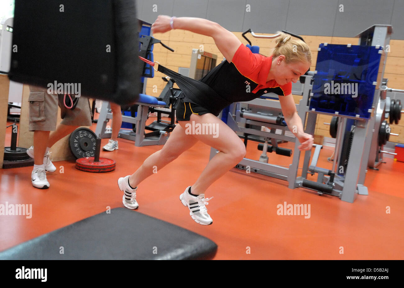 Germany's Daniela Samulski during a training in Heidelberg, Germany, 03 ...