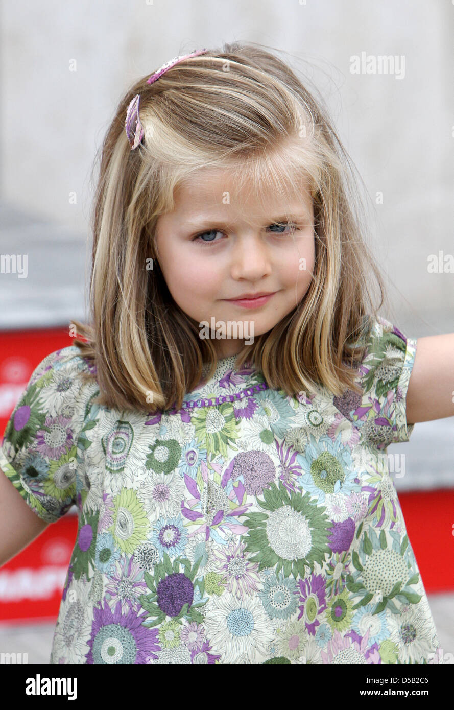 Spanish Princess Leonor in public on the second day of the 29th edition ...
