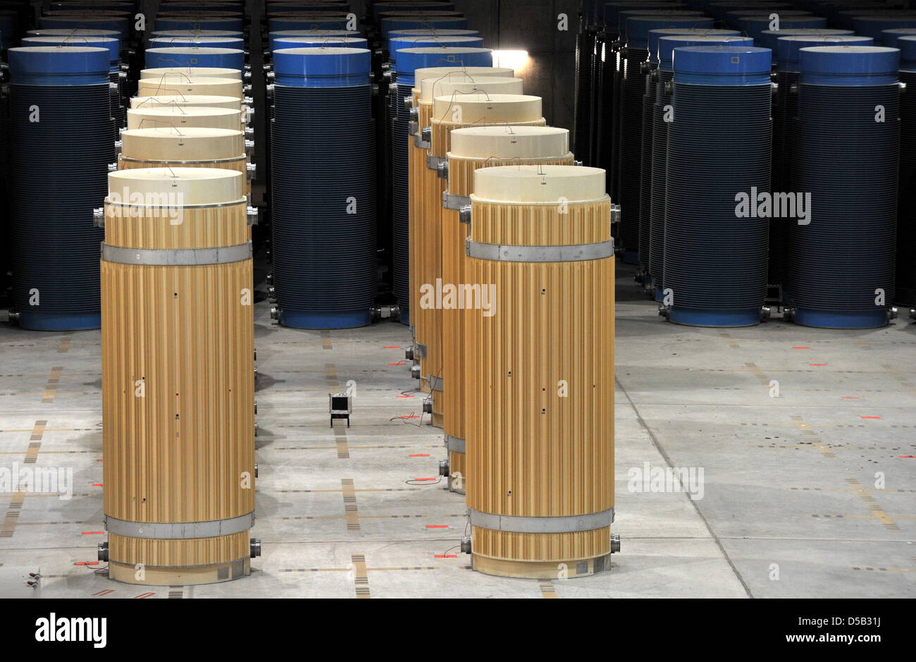 Nuclear waste storage containers hi-res stock photography and images ...