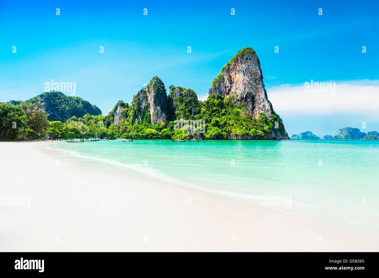 Beauty beach and limestone rocks Stock Photo - Alamy
