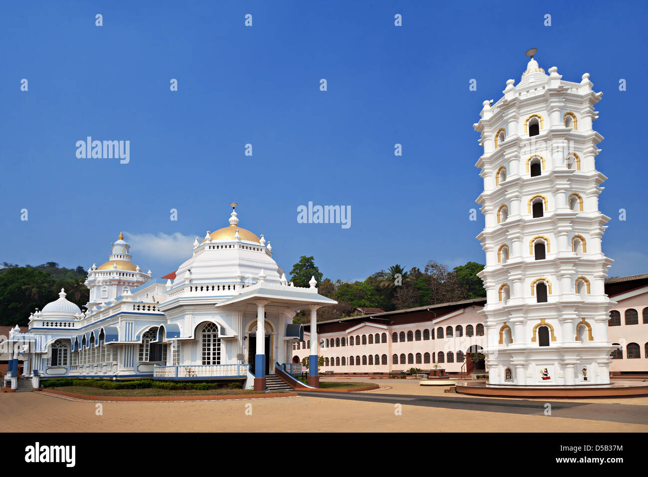 White hindu temple hi-res stock photography and images - Alamy