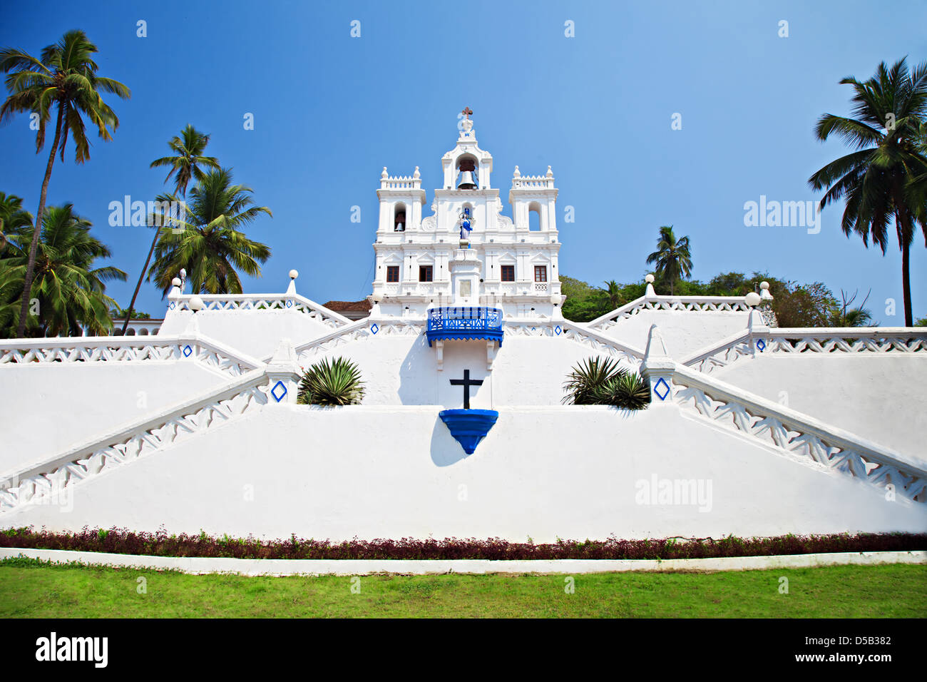Our Lady of the Immaculate Conception Church, Goa, India Stock Photo ...