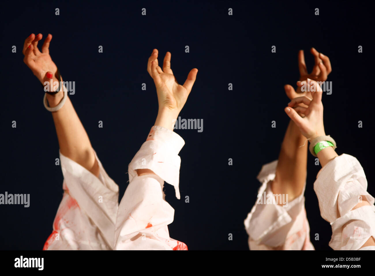 Group of hands reaching up Stock Photo - Alamy
