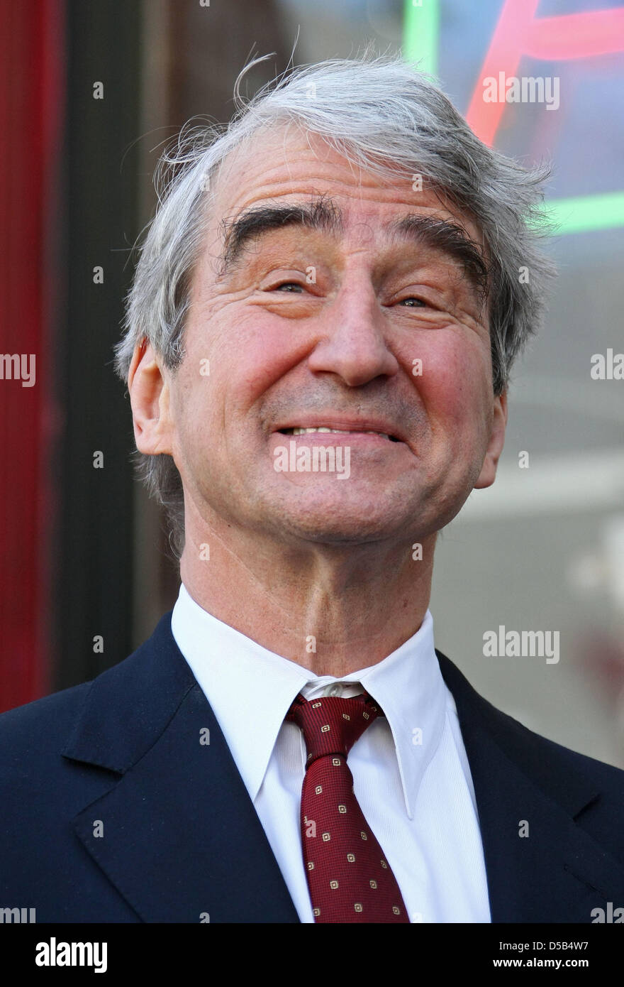 US-Actor Sam Waterston poses during the ceremony for his new star on ...