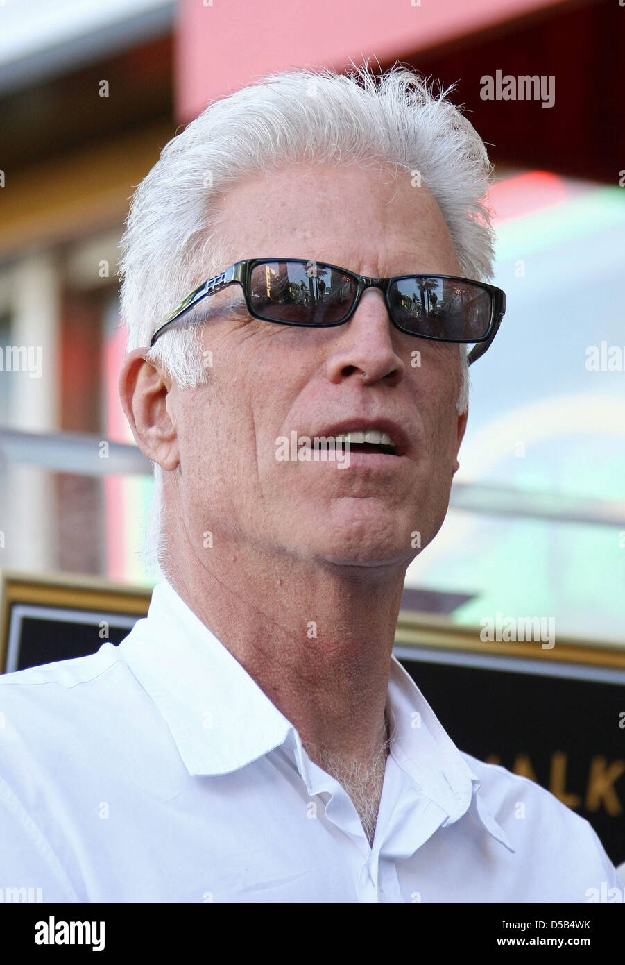 US-actor Ted Danson attends the ceremony for Sam Waterton's new star on ...