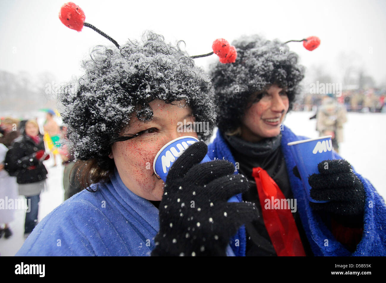 Ice bathers hi-res stock photography and images - Alamy