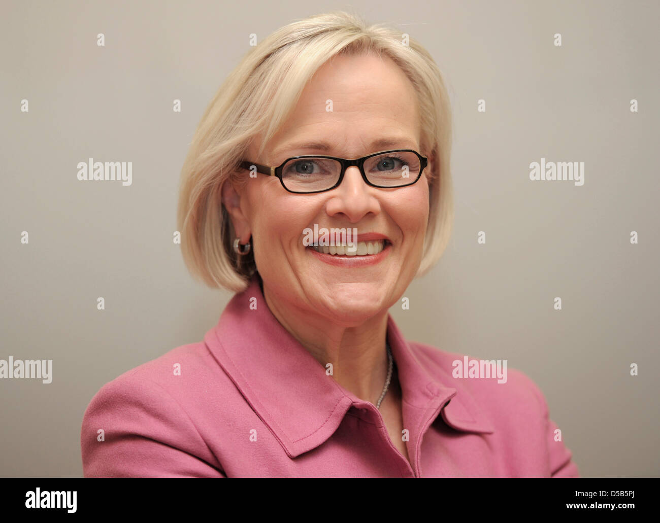 Birgit Behrendt smiles at the Ford factory in Cologne, Germany, 03 ...