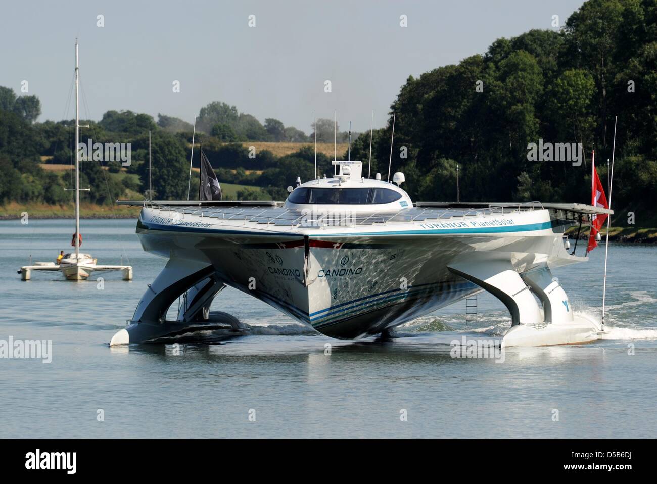 The world's biggest solar-powered ship 'Turanor Planet Solar' departs ...