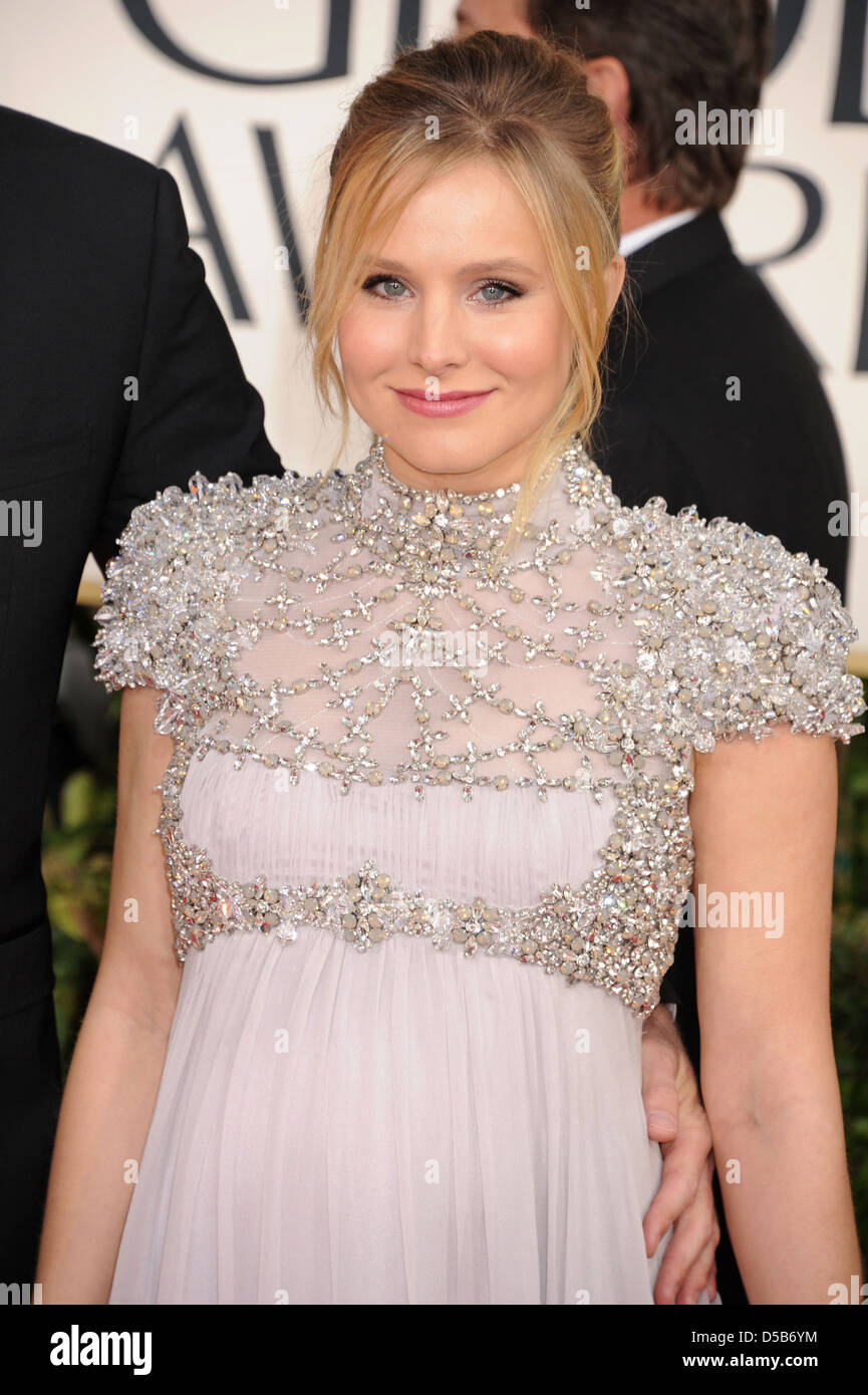 KRISTEN BELL US film actress in January 2013. Photo Jeffrey Mayer Stock ...