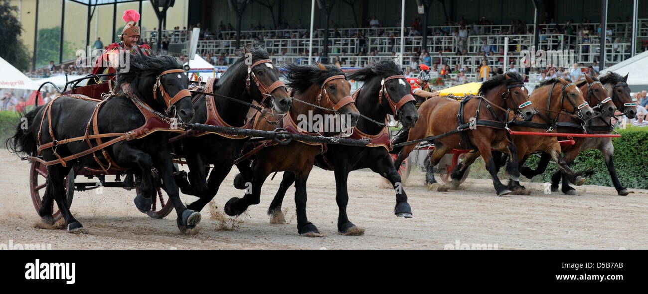 Four Horse Chariot High Resolution Stock Photography and Images - Alamy