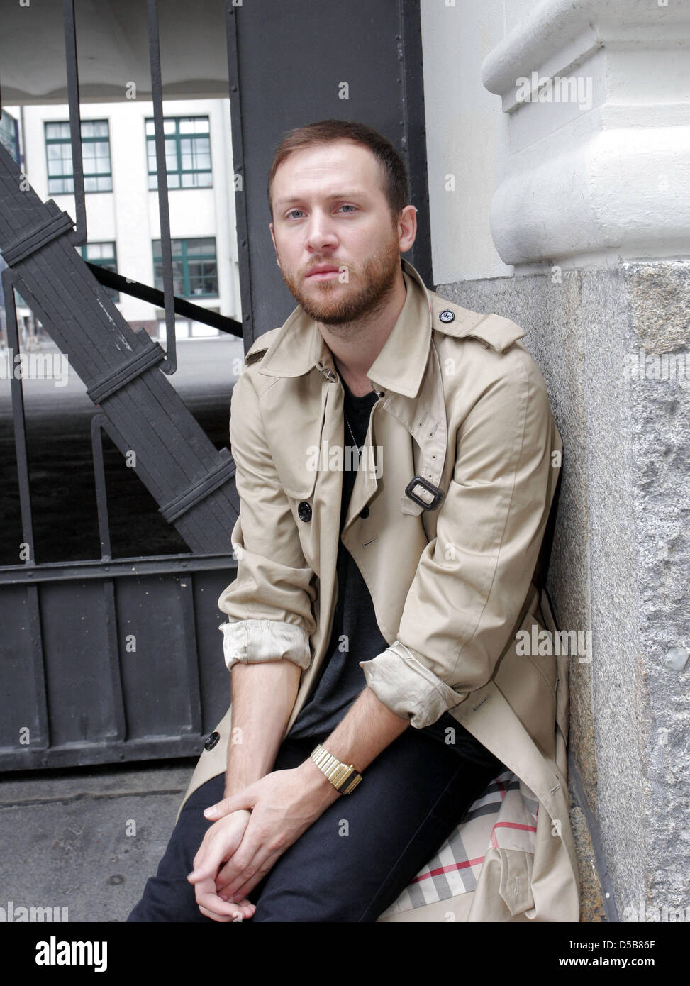British singer Ali Love poses during a photo call in Berlin, Germany ...