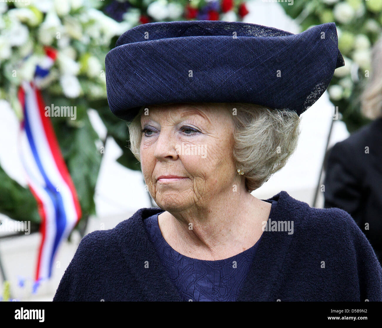 Dutch Queen Beatrix attends the commemoration ceremony at the ...