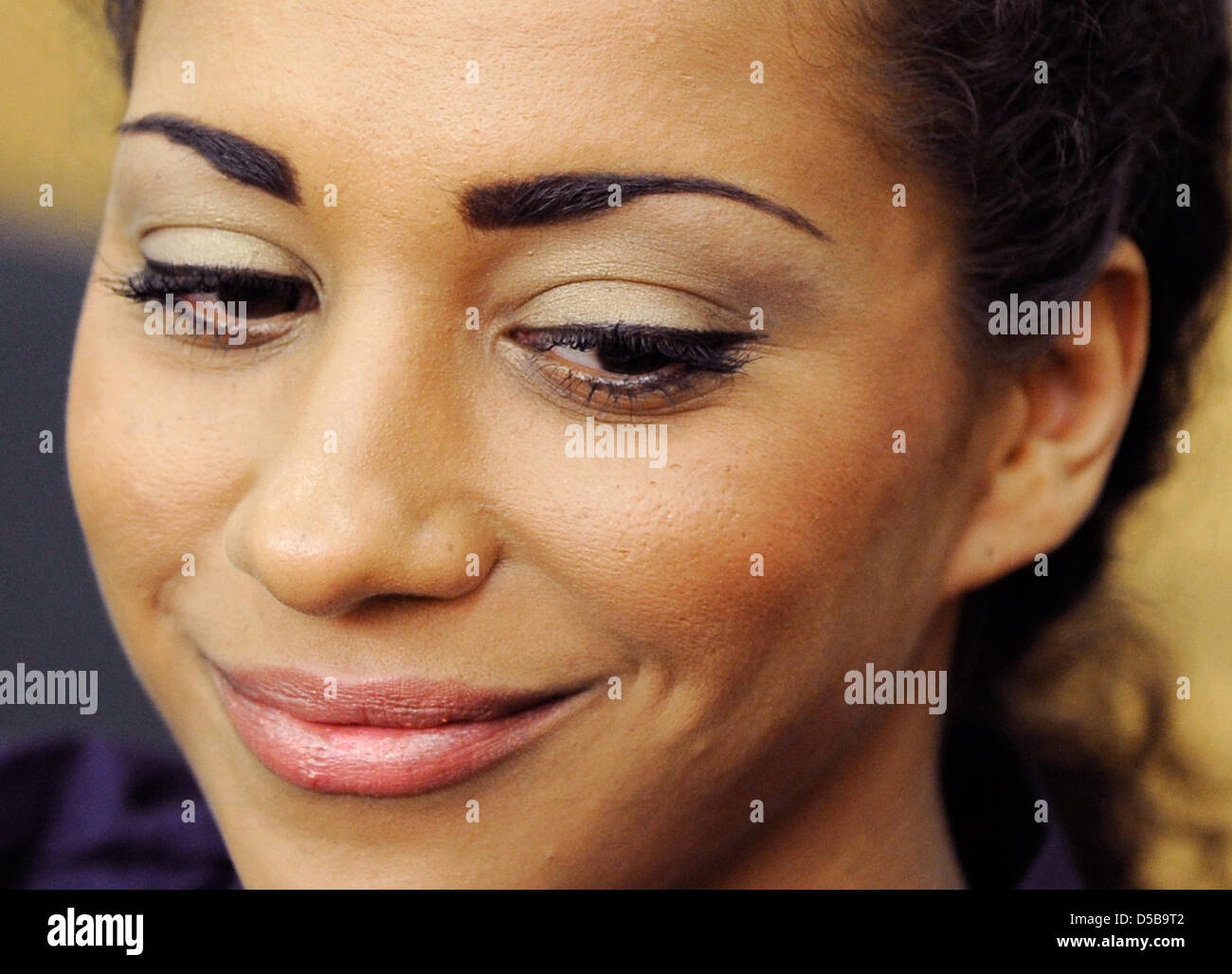 Singer Nadja Benaissa of the pop band 'No Angels' stands trial at the ...