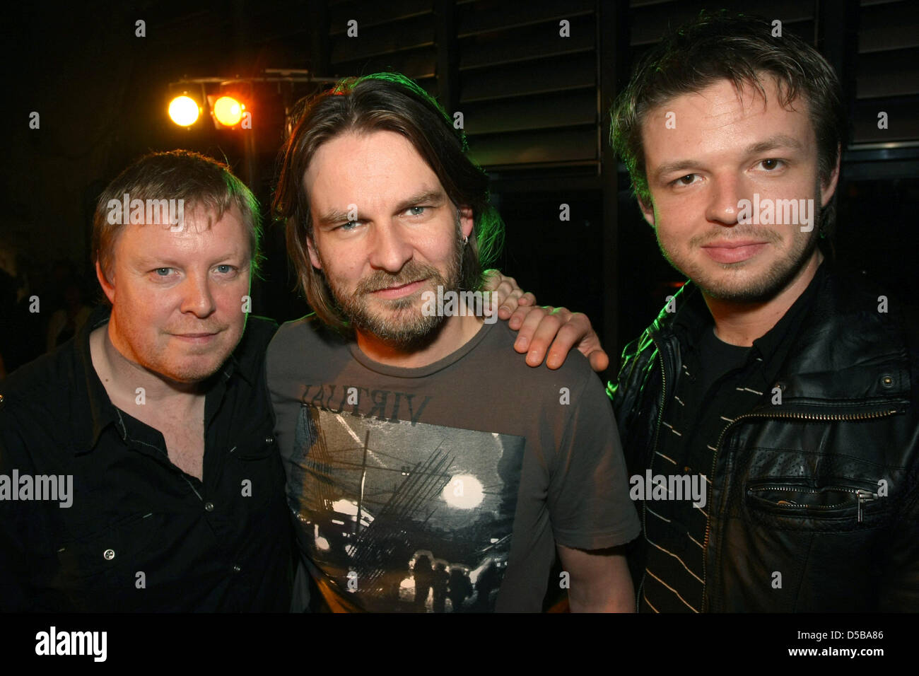 Scottish singer Ray Wilson (C), formerly singer of Genesis and ...