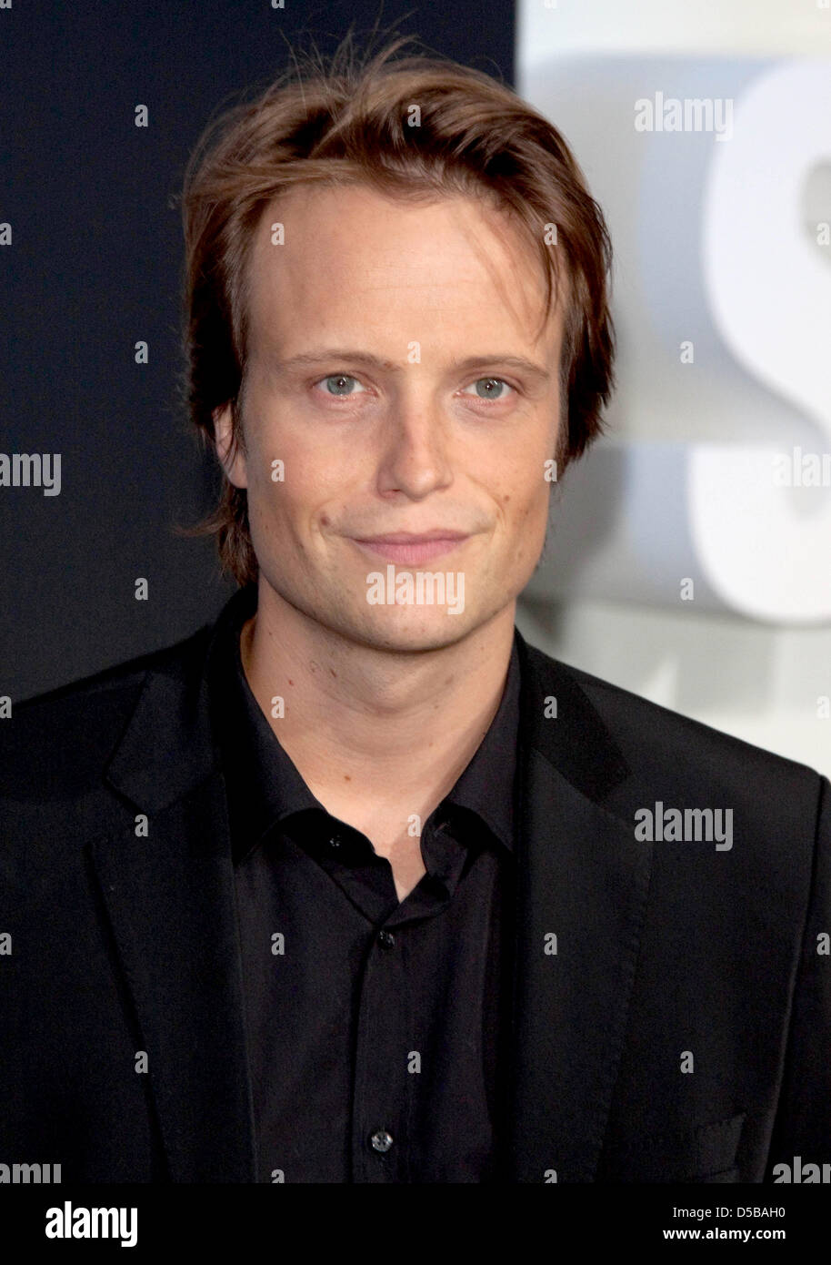 German actor August Diehl attends the premiere of his movie 'Salt' in ...